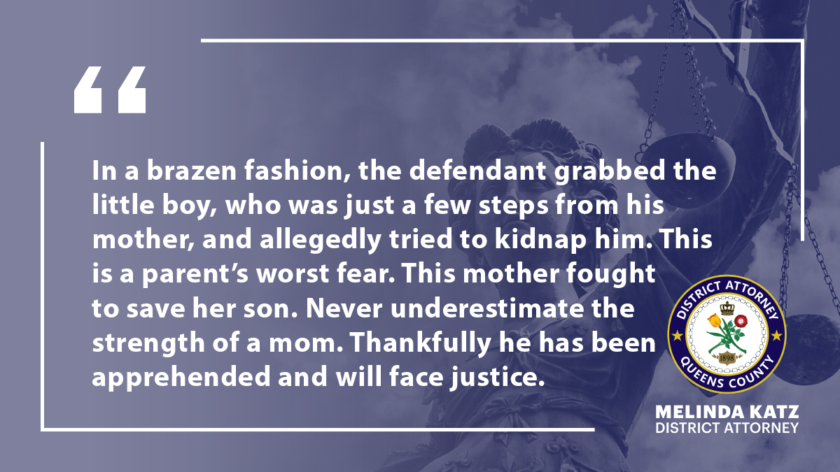 Queens Man Indicted For Attempted Kidnapping Of 5 Year Old Boy Snatched
