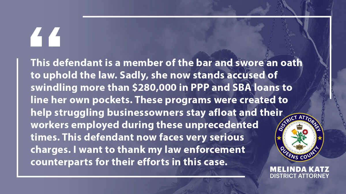 BROOKLYN LAWYER CHARGED WITH BILKING PPP COVID RELIEF AND SBA DISASTER ...