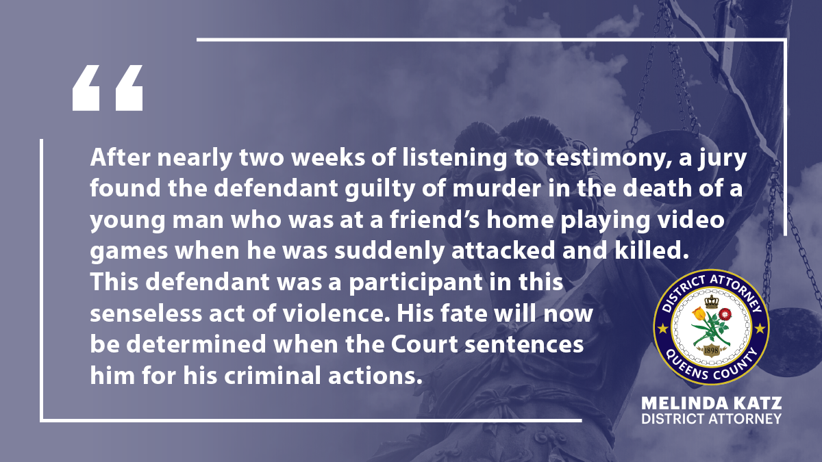 QUEENS MAN CONVICTED AT TRIAL OF MURDER IN BOTCHED SOUTH RICHMOND HILL ...