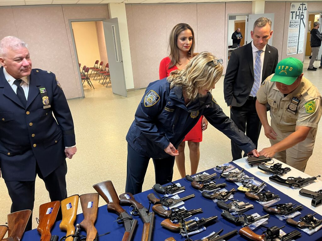 62 GUNS TAKEN OFF THE STREETS AT BUYBACK EVENT CO-HOSTED BY QUEENS DA ...