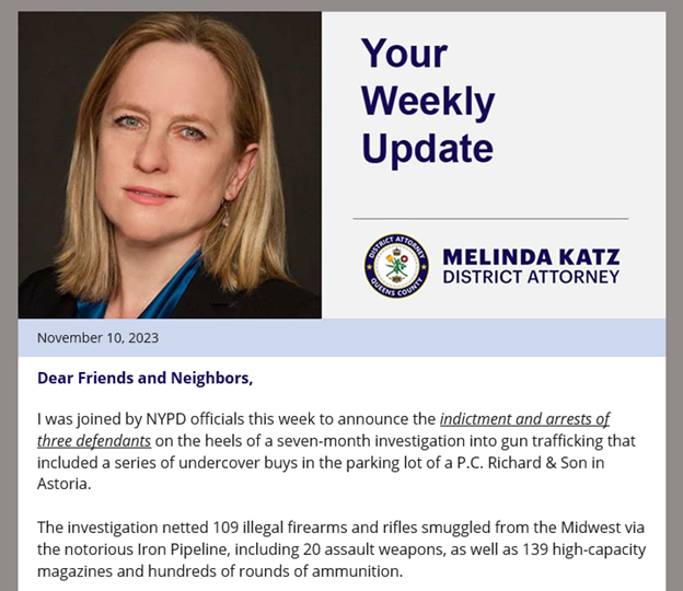 Your Weekly Update - November 10, 2023 - OFFICE OF THE DISTRICT ...