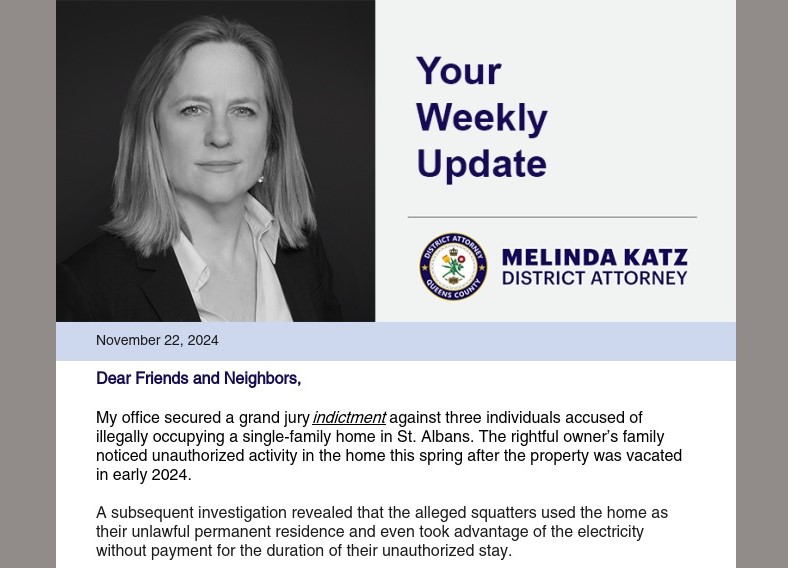 Your Weekly Update - November 22, 2024 - OFFICE OF THE DISTRICT ...