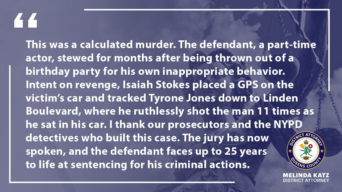 DEFENDANT CONVICTED OF MURDER FOR 2021 AMBUSH SHOOTING - OFFICE OF THE ...